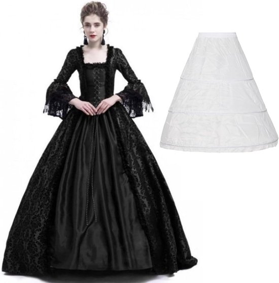 Victoriaanse Jurk Dames - Vintage Hofmasquerade en Middeleeuwse ...