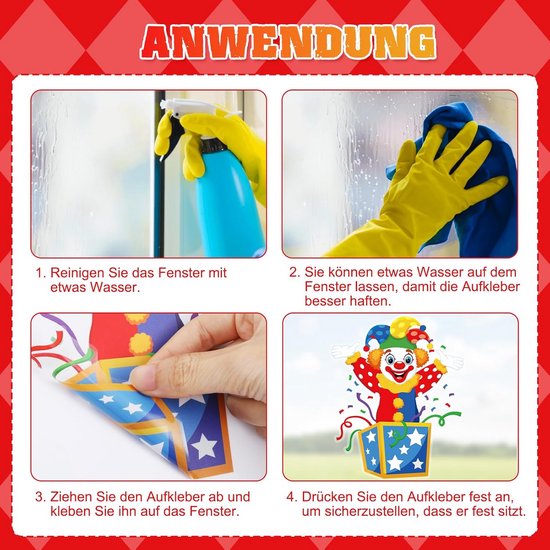 9 Vellen Raamstickers Keulen Carnaval Versiering Met Traditionele ...