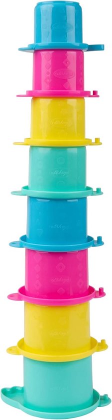 Stapeltoren Krokodil Speelgoed - Pastel Kleuren Stapelbekers voor Baby ...