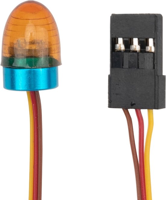 RC Zwaailicht 4.8-6V Geel Ovaal Knipperlicht voor 1/14 Modelauto en ...