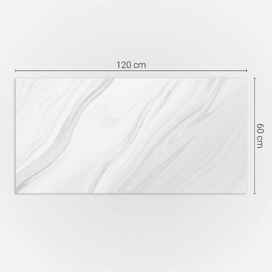 Wallfluent Vinyl Wandpaneel - Marmerpatroon met golven Zelfklevend ...