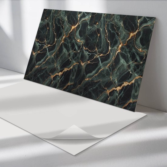Wallfluent Vinyl Wandpaneel - Marmerpatroon met aderen Zelfklevend ...