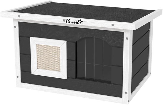 Kattenhuis - Voor buiten - Hok - Kooi - Bench - Ren - 1 verdieping ...