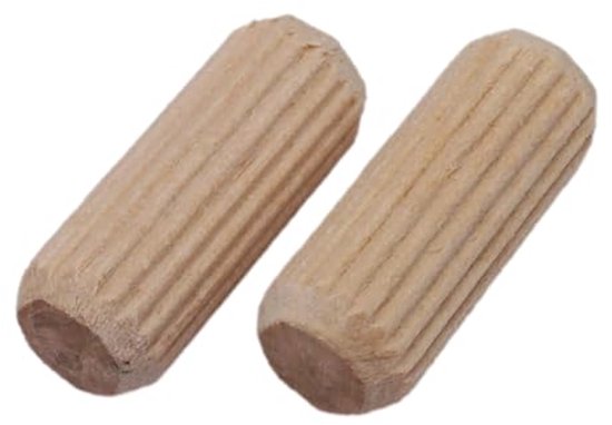 Gegroefde Houten Pluggen 10 x 25 mm - 300 Stuks voor Meubels en Klussen ...