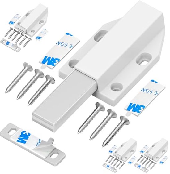 Magnetisch Drukslot zonder Nagels - Kast Magneet Sluiting voor Lades en ...