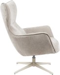Starfurn - Fauteuil Julia - Taupe - 78x76x102 cm | bol
