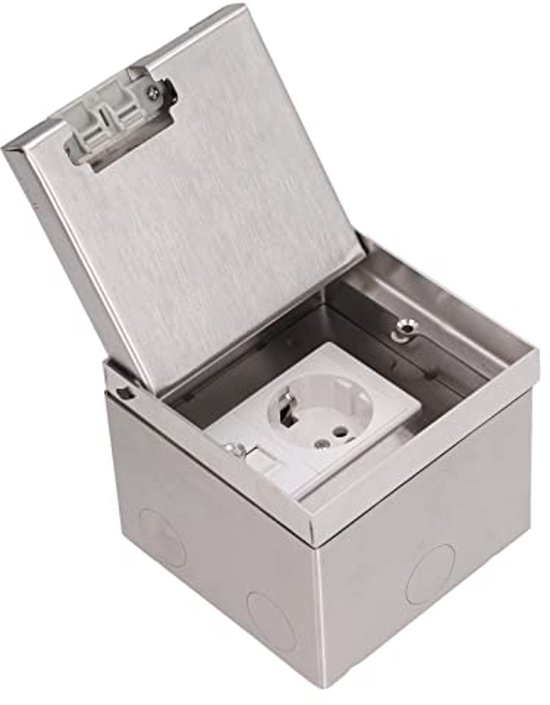 Floor Box Kit, 16A AC250V Stainless Steel Floor Sockets Recessed Floor ...