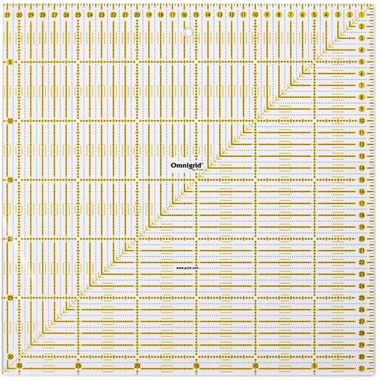 Quilt liniaal 31,5x31,5cm prym 611319 | bol