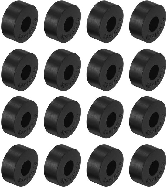 JHubers Goods - Rubberen Spacers - Set van 16, Anti-vibratie ...