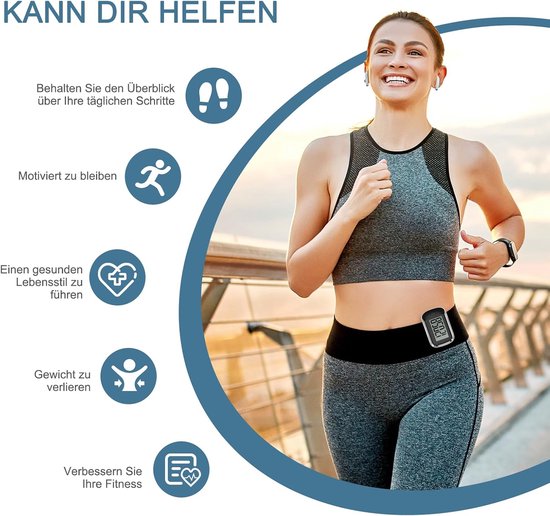 Solacis Stappenteller broekzak - Stappenteller - Fitness ...
