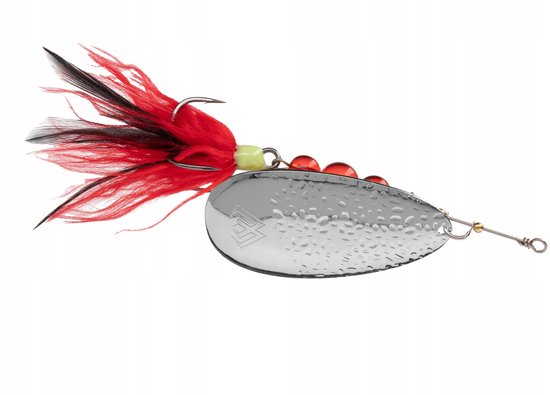 Mikado Monster Spinner 7 Zilver Rood - Spinning Vliegen | bol
