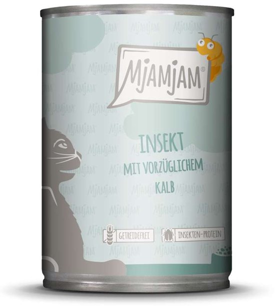 MjAMjAM Cat - Leckere Mahlzeiten Dose 6x400g | Insekt &Kalb | bol