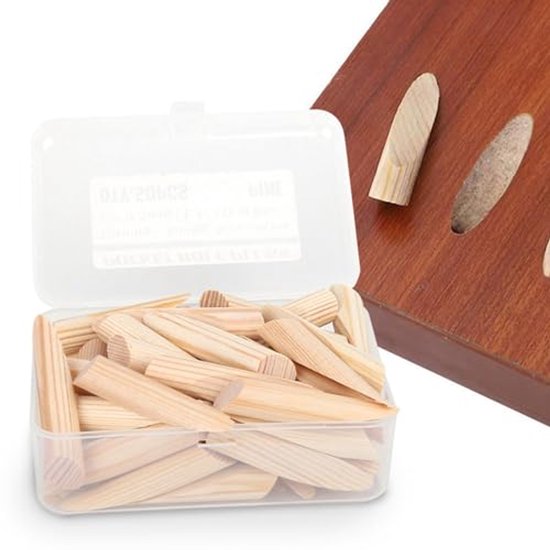 50 stuks houten zakgat pluggen, houtbewerking schroef pluggen kit ...