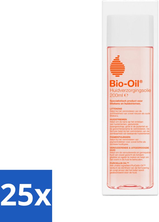 25 x Bio-Oil Huidverzorgingsolie 200 ml - Huidverzorging - Littekens ...
