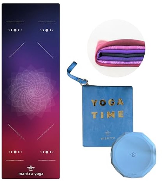Vouwbare Yoga Fitness Mat 1.5mm met Tas - Lichtgewicht, Compact en ...
