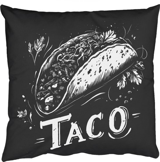 Sierkussens - Kussentjes Woonkamer - 50x50 cm - Taco - Kruiden - Witte ...