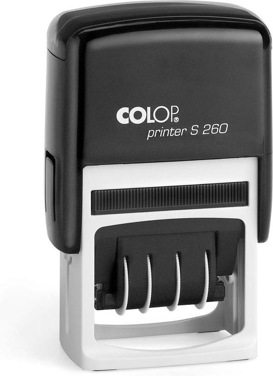 Colop Printer S260/D Blauw/rood - Stempels - Datum stempel Nederlands ...