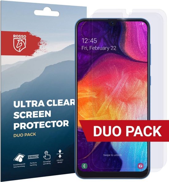 Rosso Samsung Galaxy A50 / M21 Ultra Clear Screen Protector Duo Pack ...