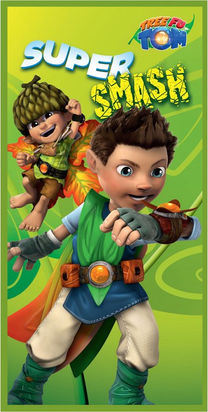 Tree Fu Tom Smash - Strandlaken - 70 x 140 cm - Multi | bol