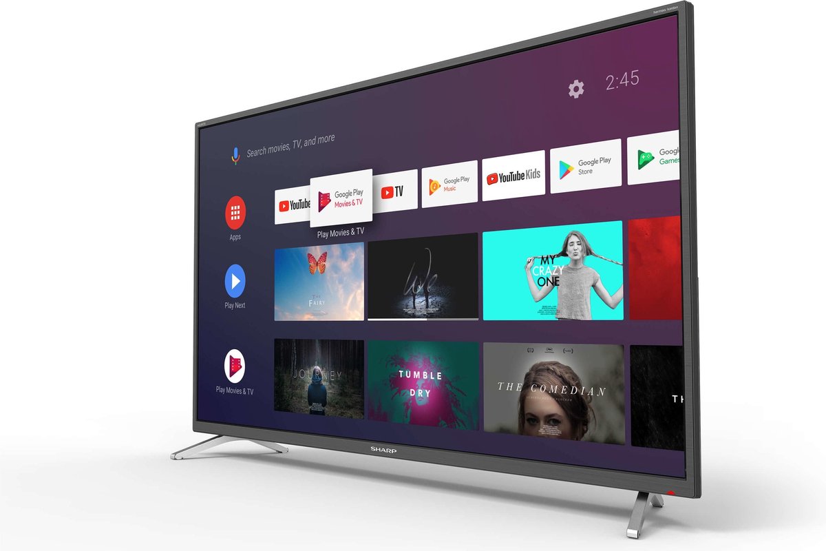 Sharp 40BL2EA TV 101,6 cm (40") 4K Ultra HD Smart TV Noir | bol.com