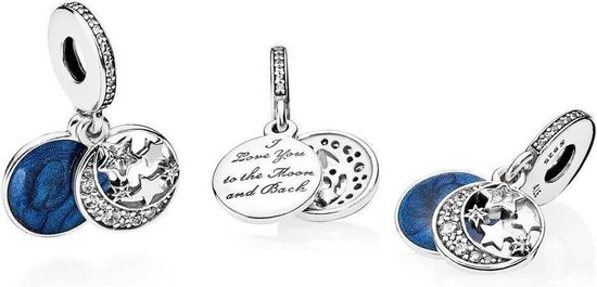 bol.com | Pandora Hangbedel 'Vintage Nachtelijke maan en Sterren' 791993CZ