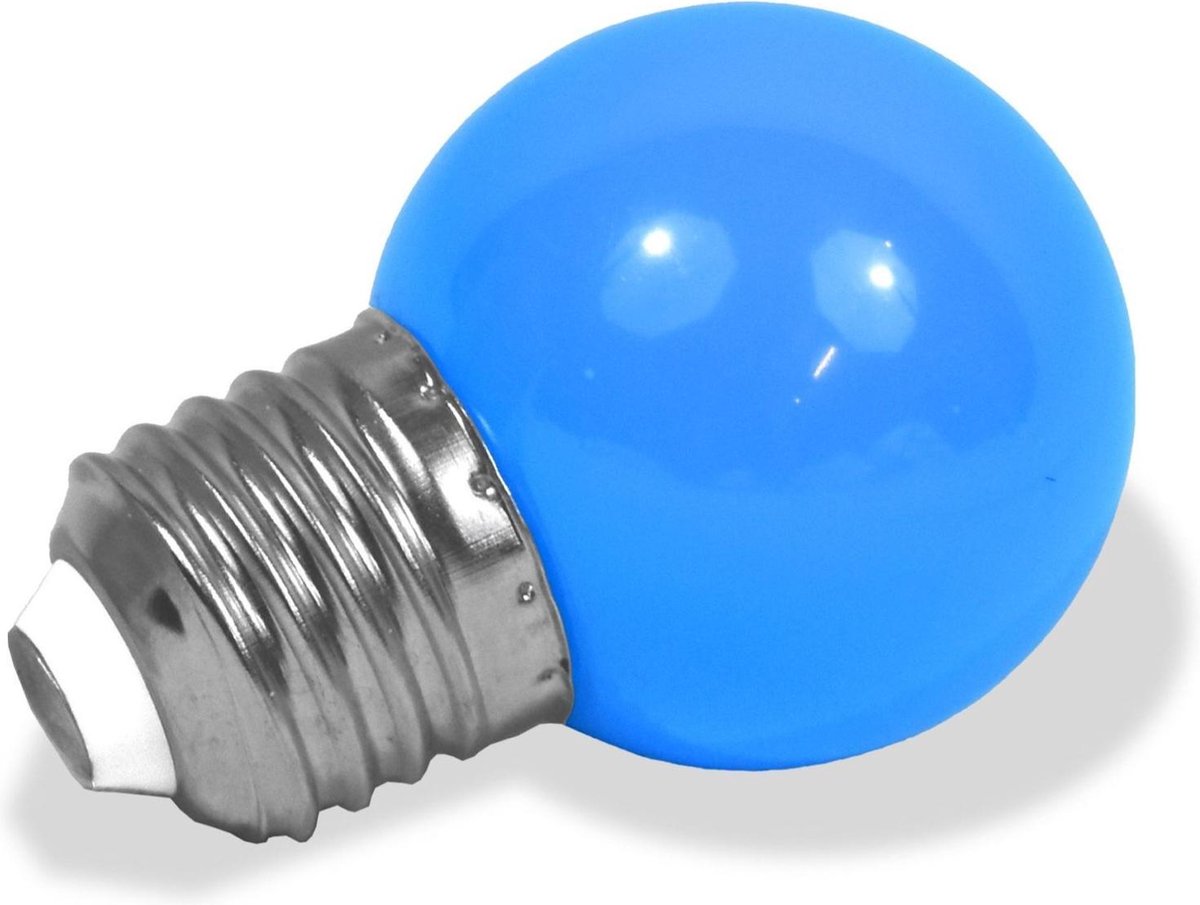 Led lamp Blauw E27 fitting | 1 watt | E-27 fitting | bol.com