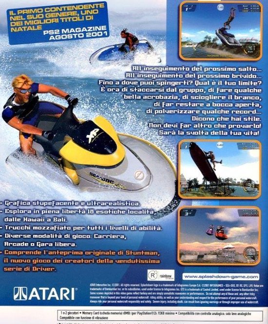 Atari Splashdown Ps2, PlayStation 2 | Games | bol