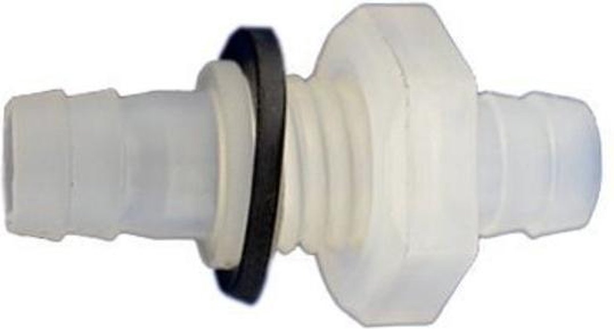 Aquaforte Slangtule PE Doorvoer, 10mm tule x M14 x 10mm tule | bol.com