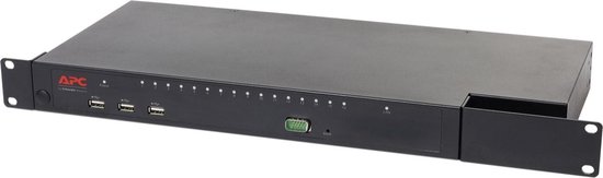 APC KVM1116R KVM-switch Rack-montage Zwart | bol