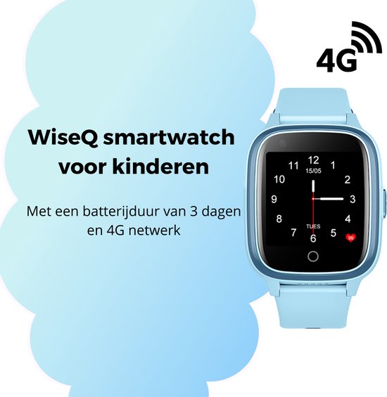 Smartwatch voor Kinderen met Nano SIM, Video Bellen, GPS & 4G ...