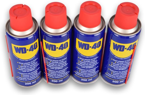 4 pièces WD40 de 250 ML par aérosol - WD-40 Multispray Rocket - 250 ml ...