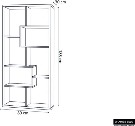 Room divider 'Split' Wit, en spaanderplaat | bol