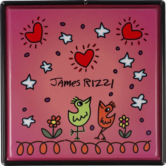 Goebel - James Rizzi | Theedoos Peace of Love| Bewaardoos - 11cm - Pop ...