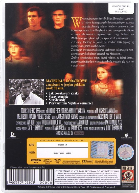 Signs [DVD] (Dvd), Mel Gibson | Dvd's | bol