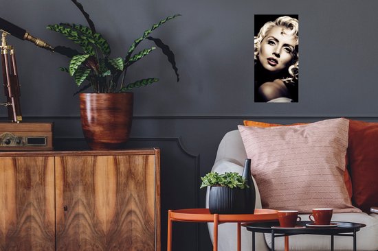 Muurstickers - Sticker Folie - Vrouw - Vintage - Lippenstift - Blond ...