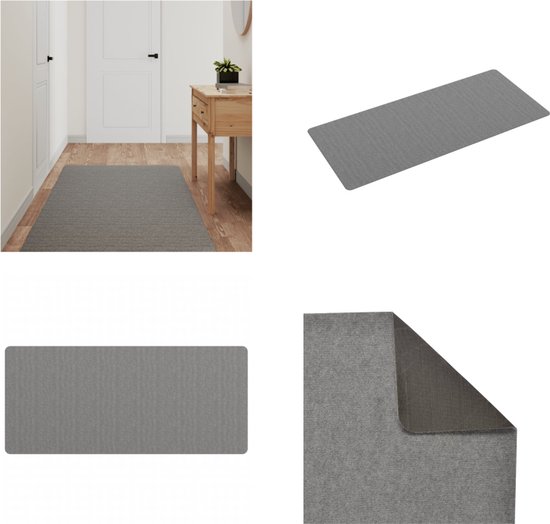 vidaXL Tapijtloper 80x180 cm grijs - Tapijtloper - Tapijtlopers ...