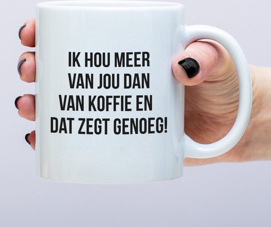 Ditverzinjeniet.nl Mok Ik Hou Meer Van Jou Dan Van Koffie En Dat Zegt Genoeg! | bol