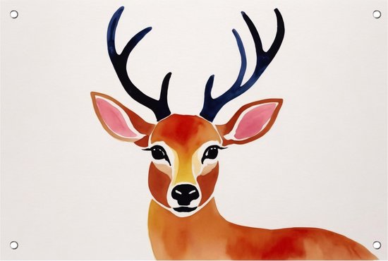 Tuinposter baby hert - Dieren posters - Posters herten - Balkon ...