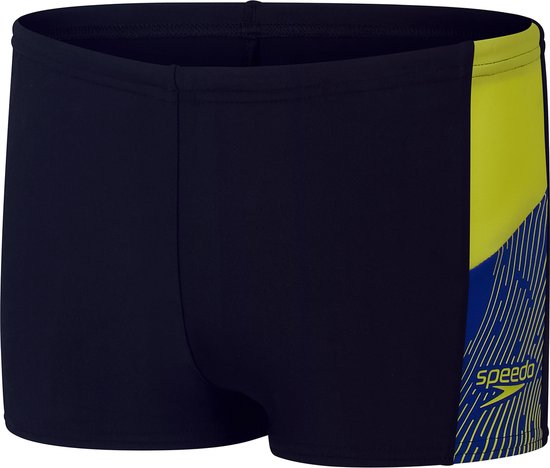 Speedo Dive Aquashort Marine/Geel Jongens Sportzwembroek - Maat 152 | bol
