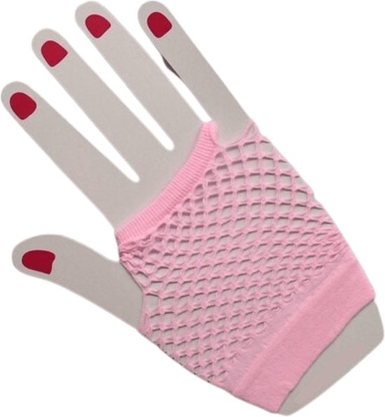 Korte fishnet handschoenen | bol
