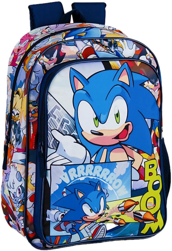 Sonic The Hedgehog - Rugzak - BOOM - 42 cm - Laptop / tablet vak - High ...