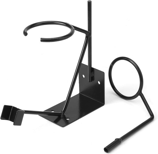 Gravity Feed Paint Spray Gun Stand with Screen Holder Wall Bench Mount ...