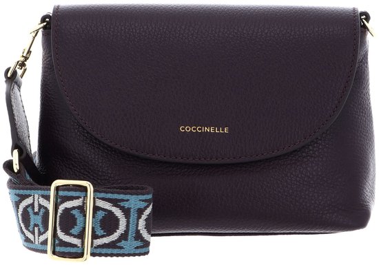 COCCINELLE Leren schoudertas Paulina Mini Crossbody Bag Prune ...