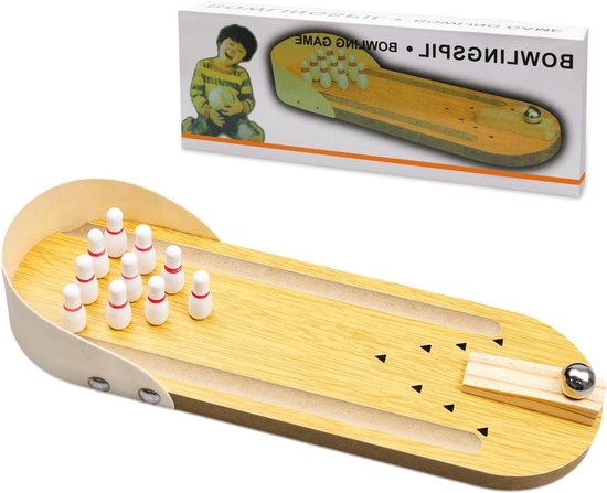 Allecto Premium - Mini Bowling Set voor Volwassenen en Kinderen - Tafel ...
