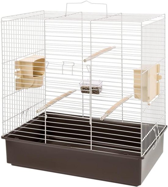 Sonia Large Birdcage - Metal Bird Aviary for Parrots, Parakeets ...