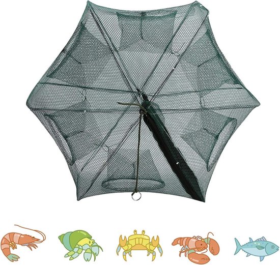 Allecto Plus - Draagbaar Vistuig met Rits Ontwerp voor Vissen van Aas ...