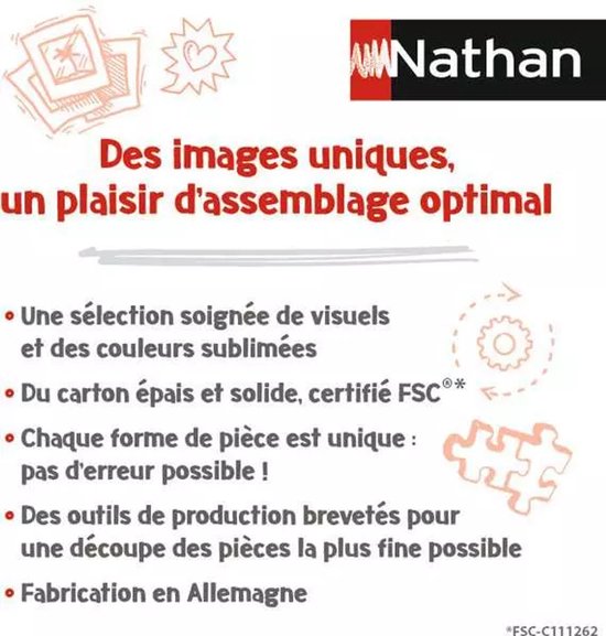 Nathan Gourmet-Desserts - 1000 pièces. | bol