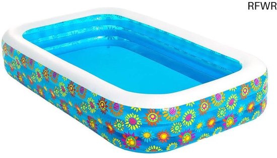 RFWR® Speelzwembad 120 x 72 x 22 inch - Perfect voor Zomerpret in de ...