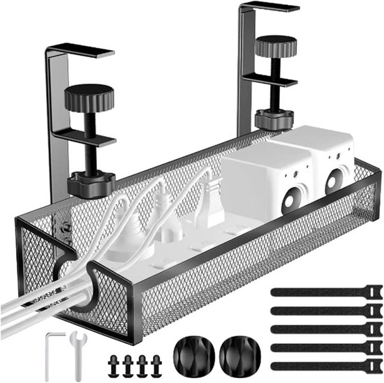 Cable Collector voor Bureau - Kabelbeheer - Bureau met Touwen en ...