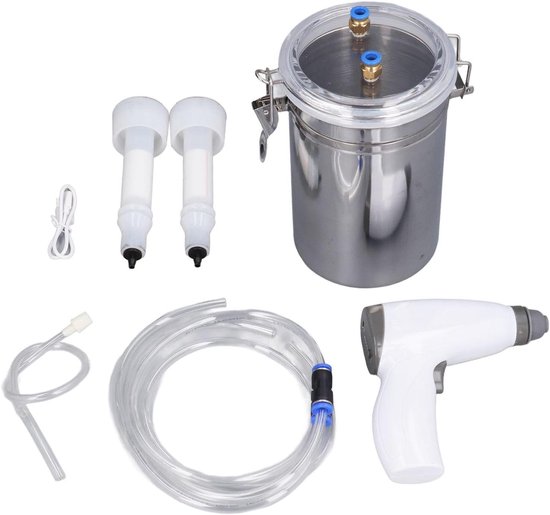 Trankielo - Draagbare Geitenmelkmachine met Batterij & 2L Melkemmer - 5 ...